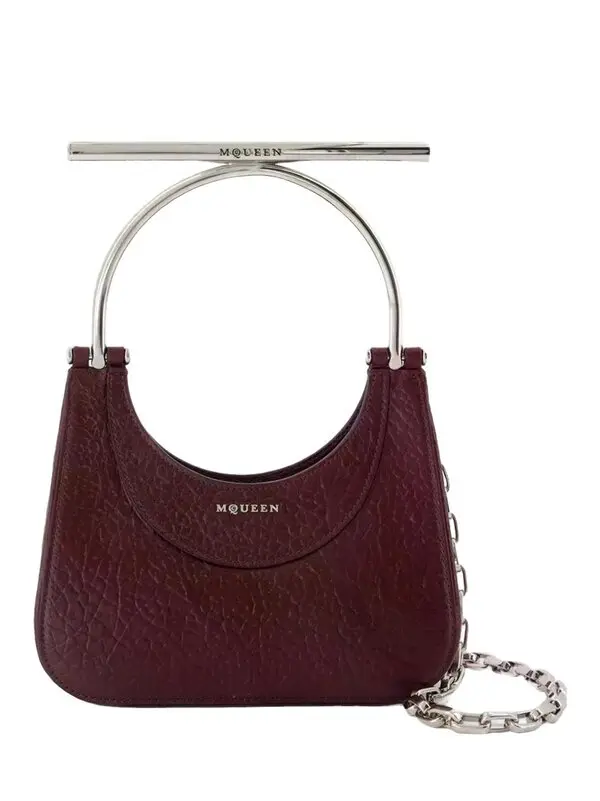 Alexander McQueen Leather Shoulder Bag - Red