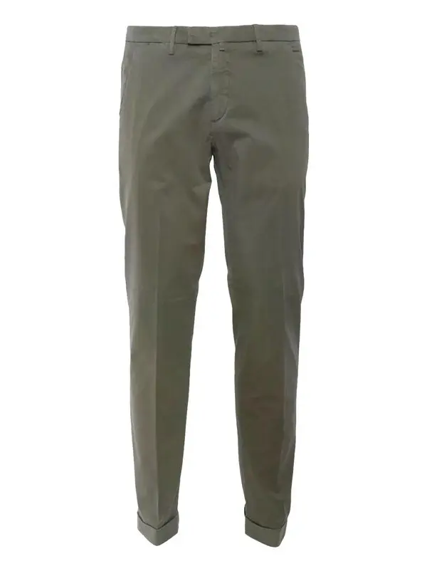BRIGLIA 1949 Cuffed Trousers - Green
