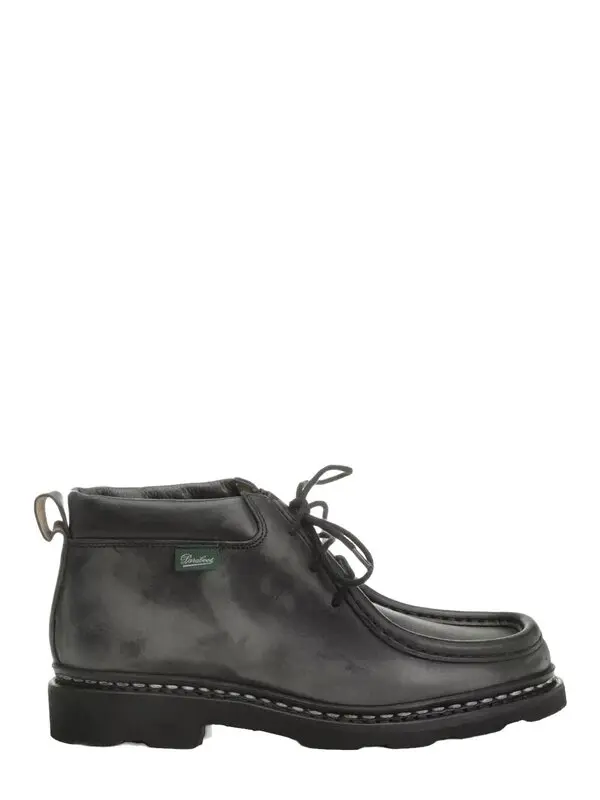 Paraboot Leather Lace-up Boots - Black