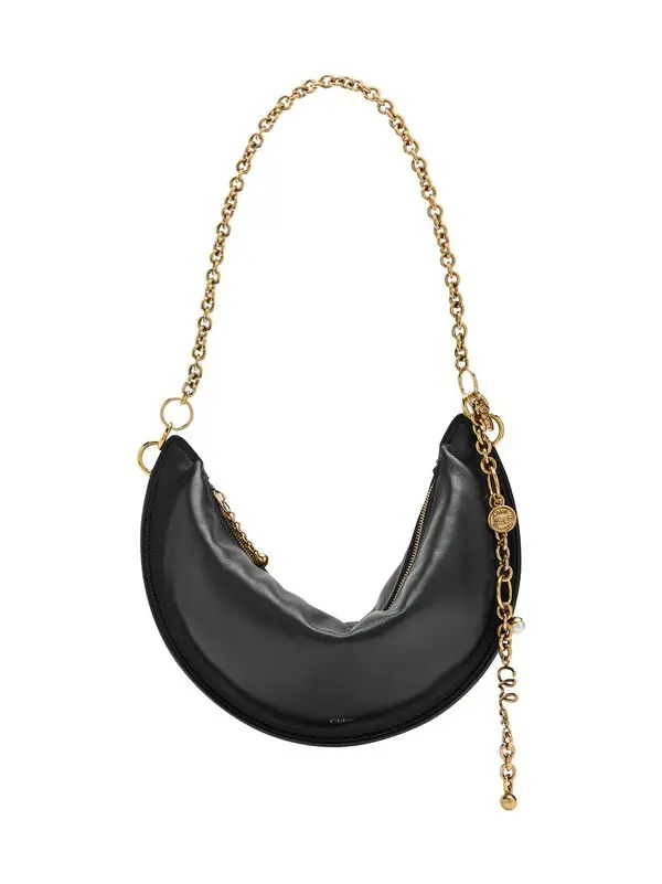 Chloé Leather Shoulder Bag - Black
