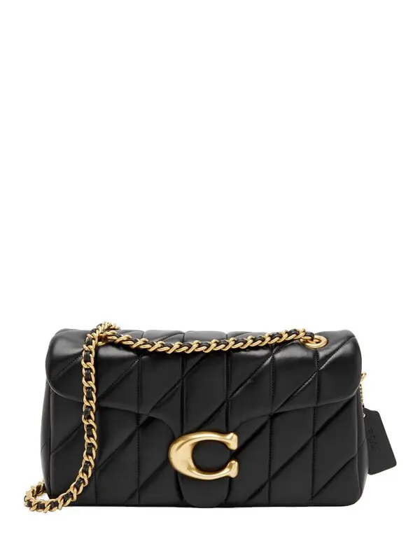 COACH Tabby 26 Quilted Leather Shoulder Bag - Black