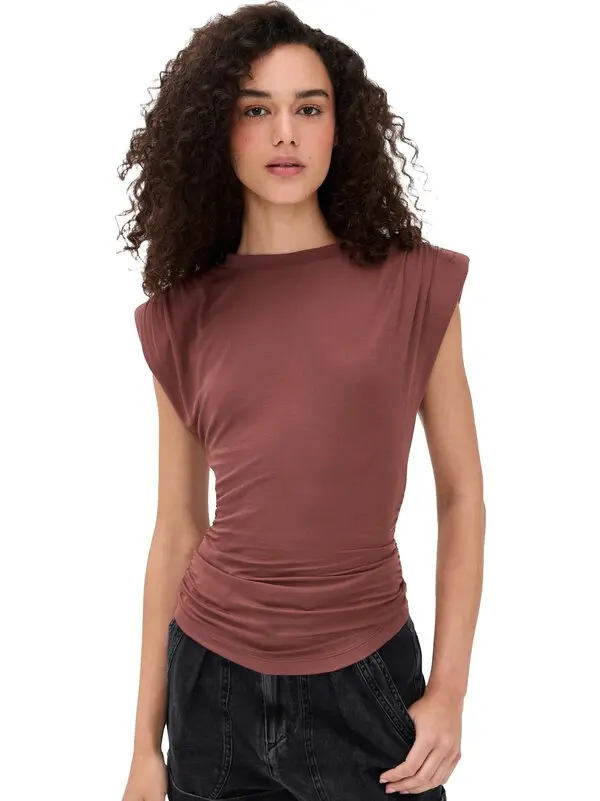 Isabel Marant Devani Top - Burnt Henna