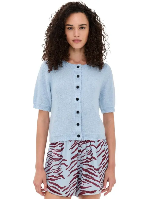 VRG GRL Tess Knit Top - Sky