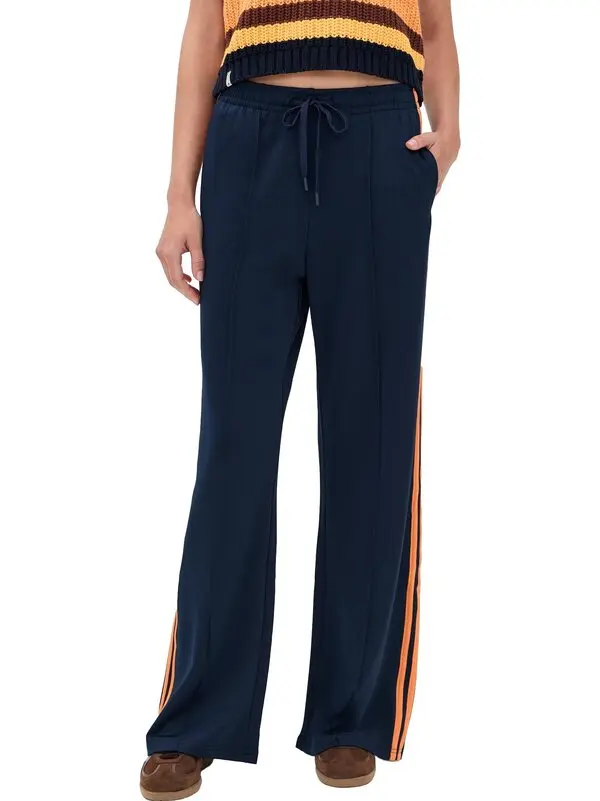 The Upside Vitesse Marine Wide Leg Sweatpants - Navy