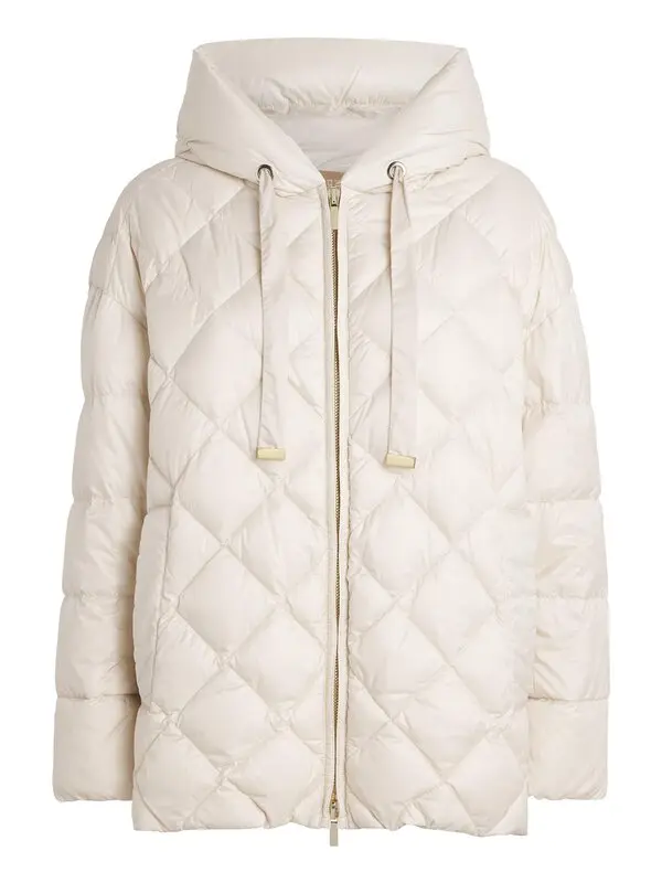 Max Mara The Cube Diamond-quilted Jacket - White