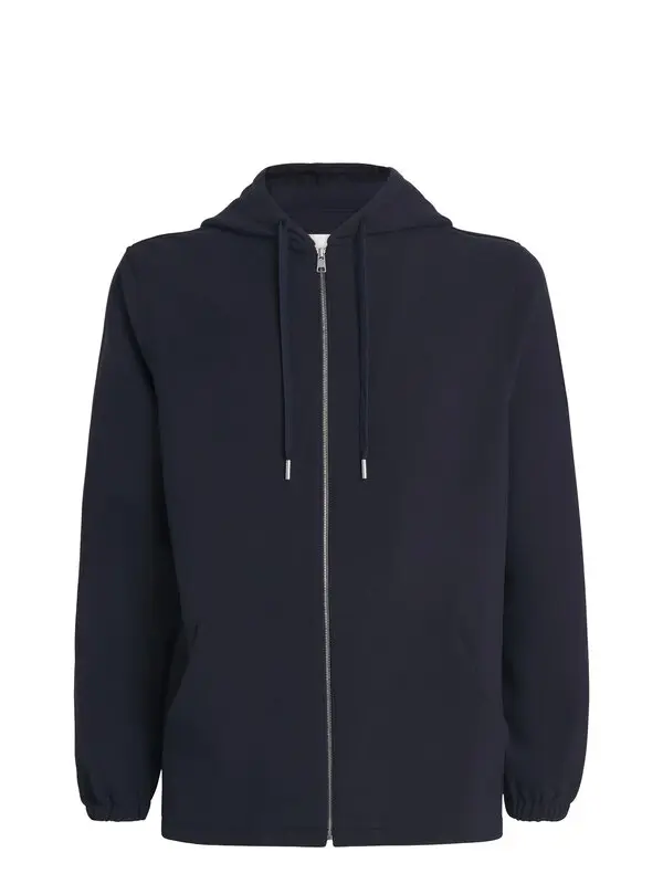 Sandro Zip-up Hoodie - Blue