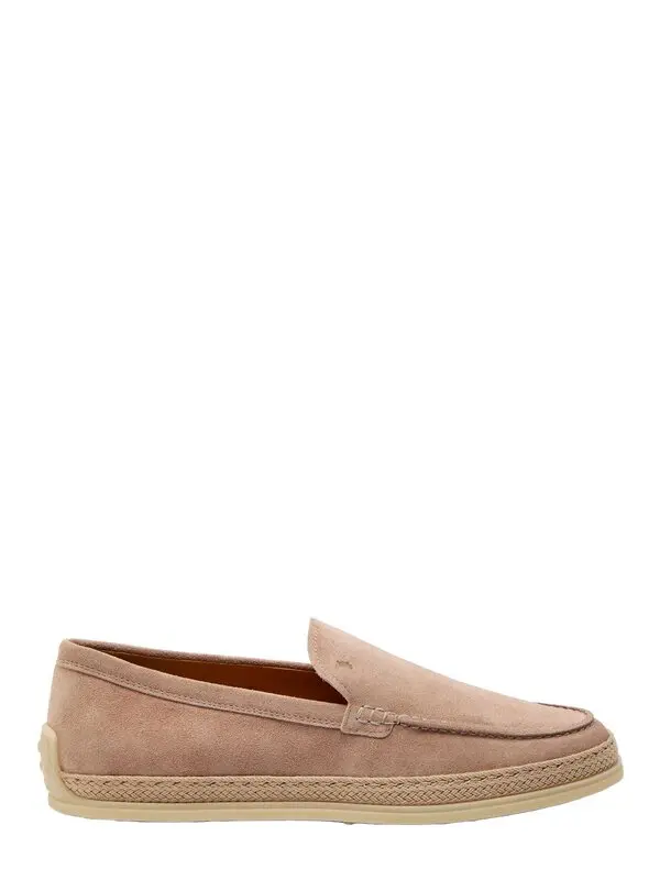 TOD'S Elisir Suede Loafers - Sand