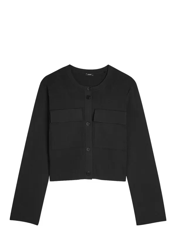 JOSEPH Stretch-knit Cardigan - Black