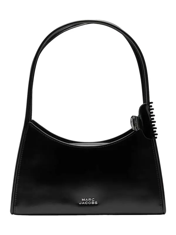 Marc Jacobs The Claw Clip Leather Shoulder Bag - Black