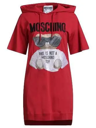 Moschino Couture Mini T-shirt Dress - Red