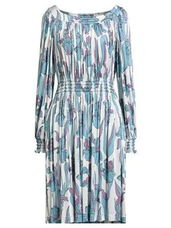 Moschino Floral-print Jersey Midi Dress - Blue