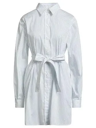 Moschino Striped Mini Shirt Dress - Blue
