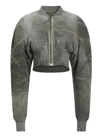 Rick Owens Cropped Bomber Jacket - Sage Green