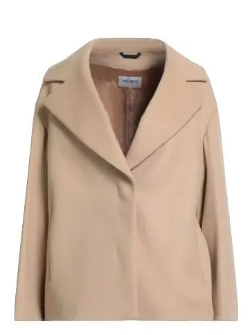 Cinzia Rocca Icons Brushed-felt Coat - Beige