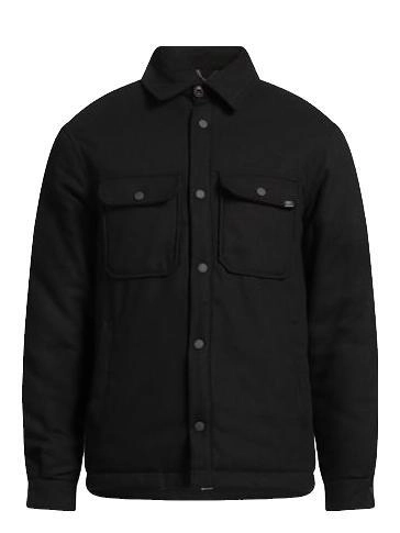 PRIMO EMPORIO Flannel Jacket With Snap Fastenings - Brown