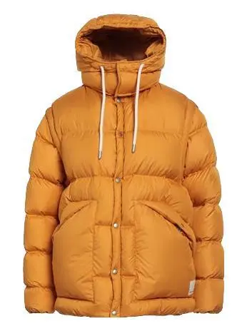 Emporio Armani Puffer Jacket With Detachable Hood And Sleeves - Yellow