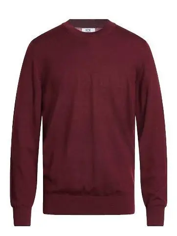 Iceberg Solid Wool Sweater - Red