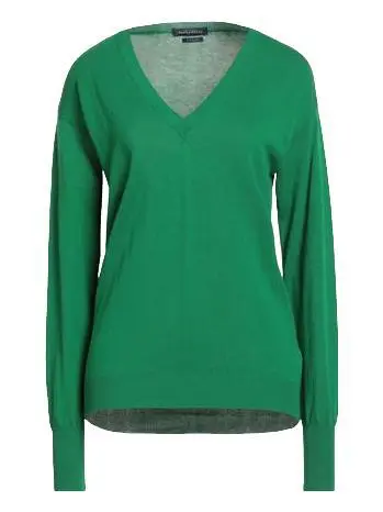 BALLANTYNE V-neck Cotton Sweater - Green