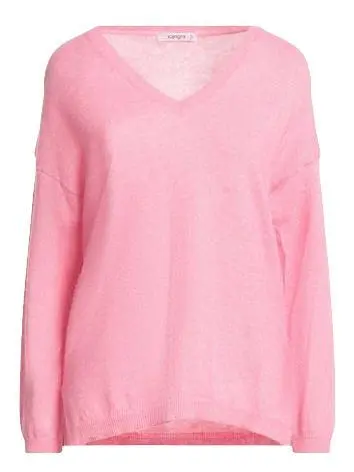 KANGRA Knit Alpaca-wool And Cotton Sweater - Pink