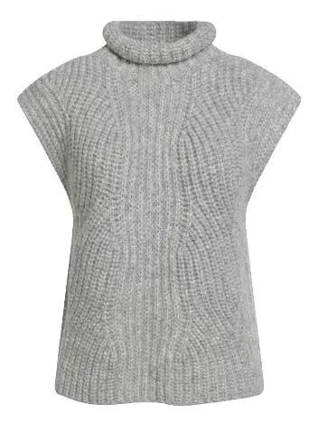 Eleventy Knitted Turtleneck Top - Grey