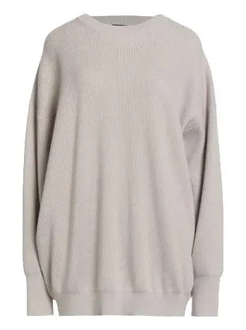 Fabiana Filippi Sweater In Light Virgin Wool, Viscose, Silk, Cashmere, And Polyester - Grey
