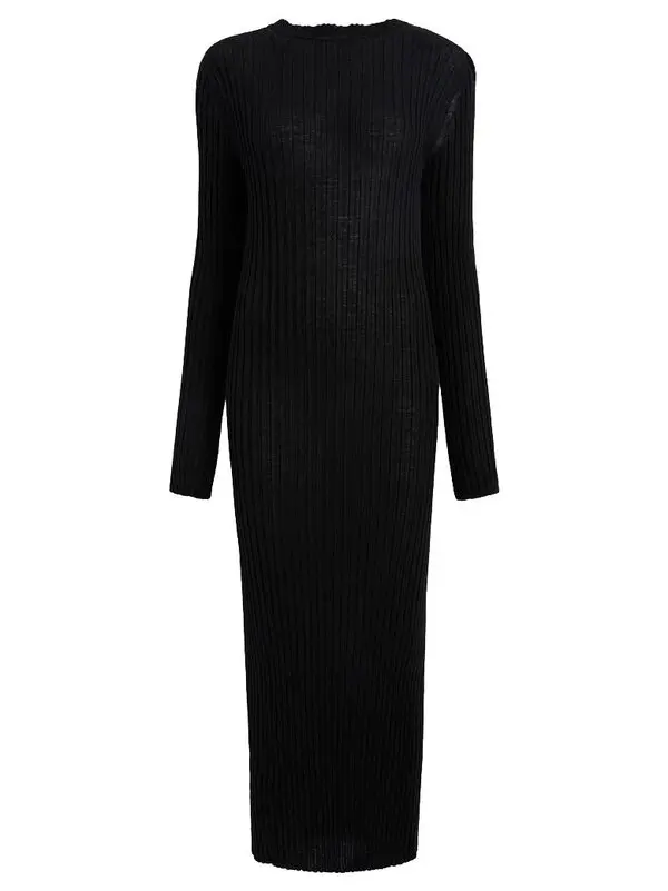 Khaite Sigrid Dress - Black