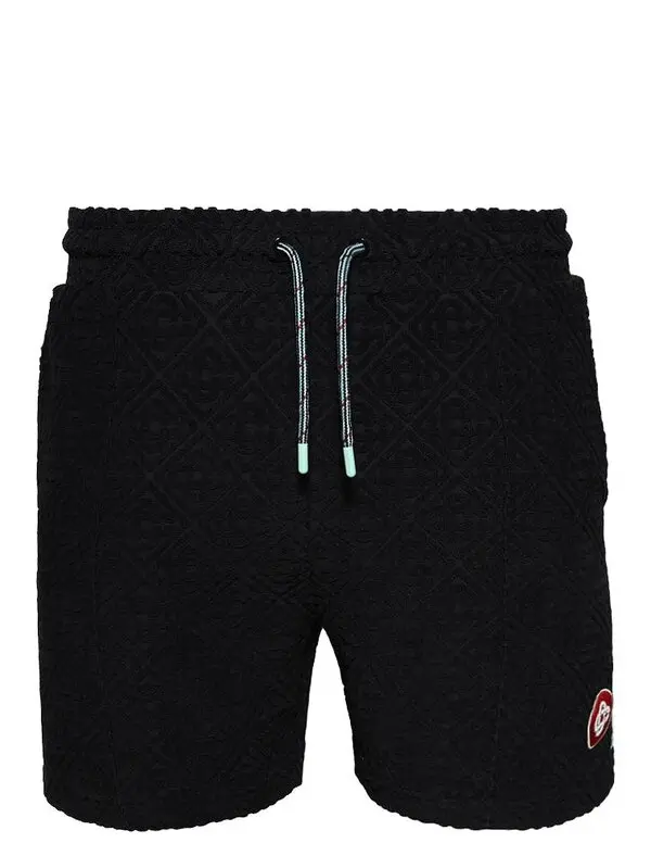 Casablanca Towelling Shorts - Black