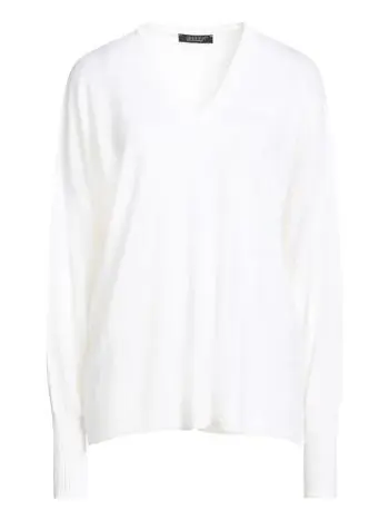 ARAGONA Merino Wool Sweater - White