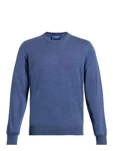 DRUMOHR Slate Merino Wool Sweater - Blue