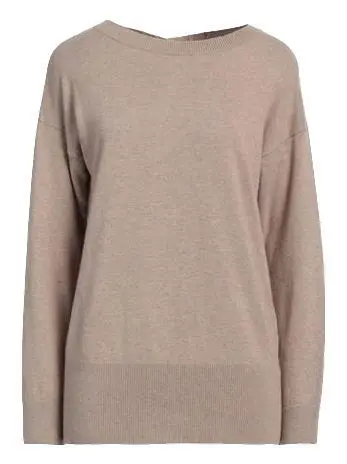 Alpha Studio Knitted Mélange Sweater - Beige