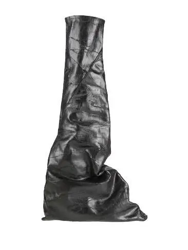 Rick Owens Over-the-knee Leather Boots - Black