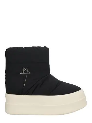 Rick Owens Padded Flatform Ankle Boots - Black