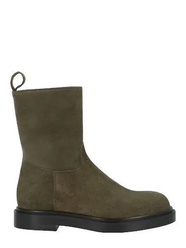 Fabiana Filippi Leather Ankle Boots - Green