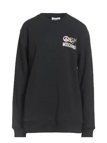 Moschino Cotton French Terry Sweatshirt - Black