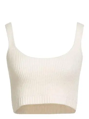 HAVEONE Knitted Crop Top - White