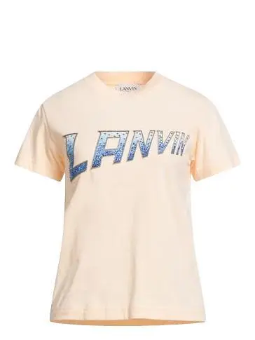 LANVIN Printed Cotton T-shirt - Orange