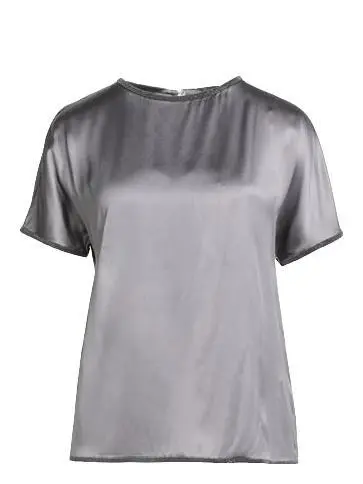 Fabiana Filippi Viscose Top With Appliqués - Grey