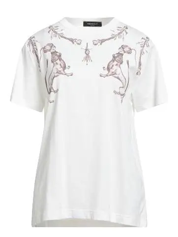 Fabiana Filippi Printed Jersey T-shirt - White