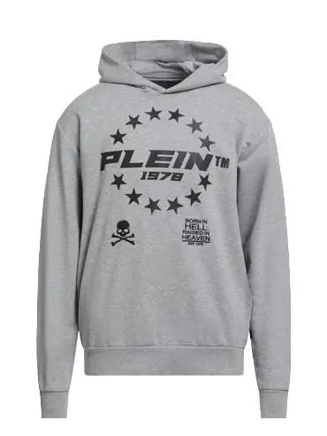 Philipp Plein Hooded Cotton Sweatshirt - Grey