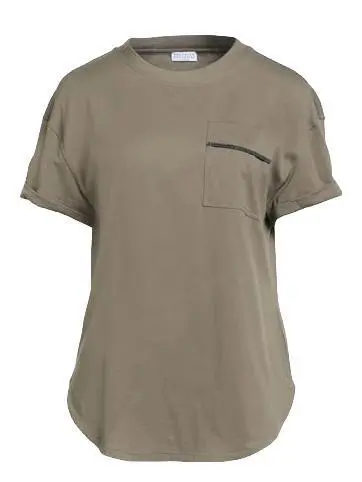 Brunello Cucinelli Military Cotton T-shirt - Green