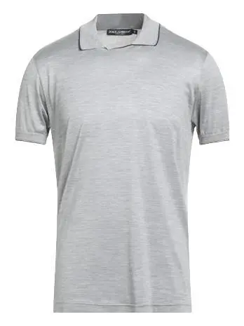 Dolce & Gabbana Polo Shirt Size Silk, Elastane - Grey