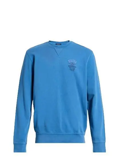 AERONAUTICA MILITARE Cotton French Terry Sweatshirt - Azure
