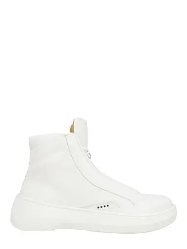 HEVO Leather High-top Sneakers - Off White