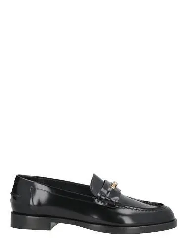 Emporio Armani Loafers In Calfskin - Black