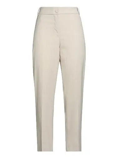 SUSY-MIX Straight-leg Twill Pants - White