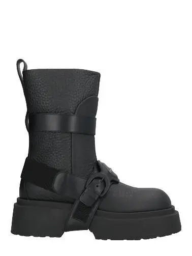 Emporio Armani Leather Boots - Black