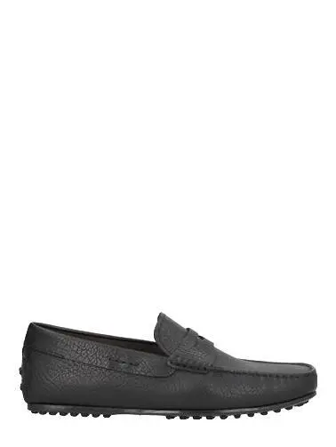 TOD'S Loafers In Dark Leather - Black