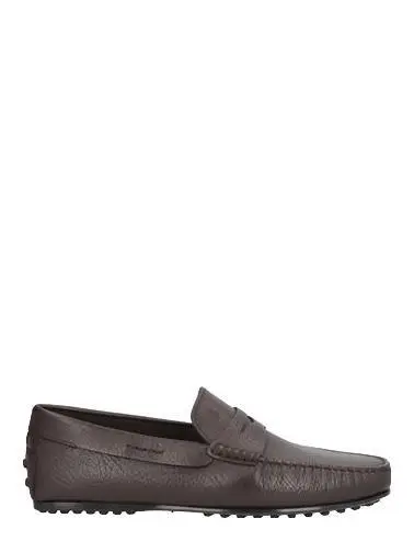 TOD'S Loafers In Dark Leather - Brown