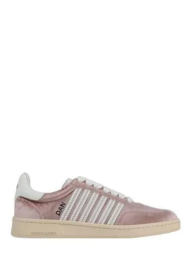 Dsquared2 Low-top Sneakers With Cleated Rubber Sole - Pink