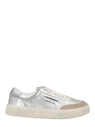 GHOUD VENICE Leather Sneakers - Silver